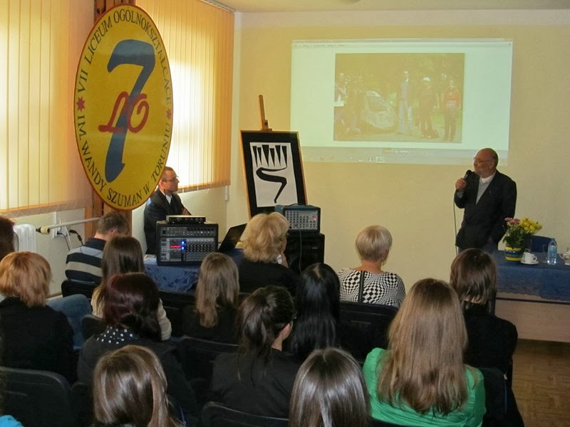 FOTOKRONIKA VII LO, lata 2007-2022: Alex Dancyg z Instytutu Yad Vashem ...